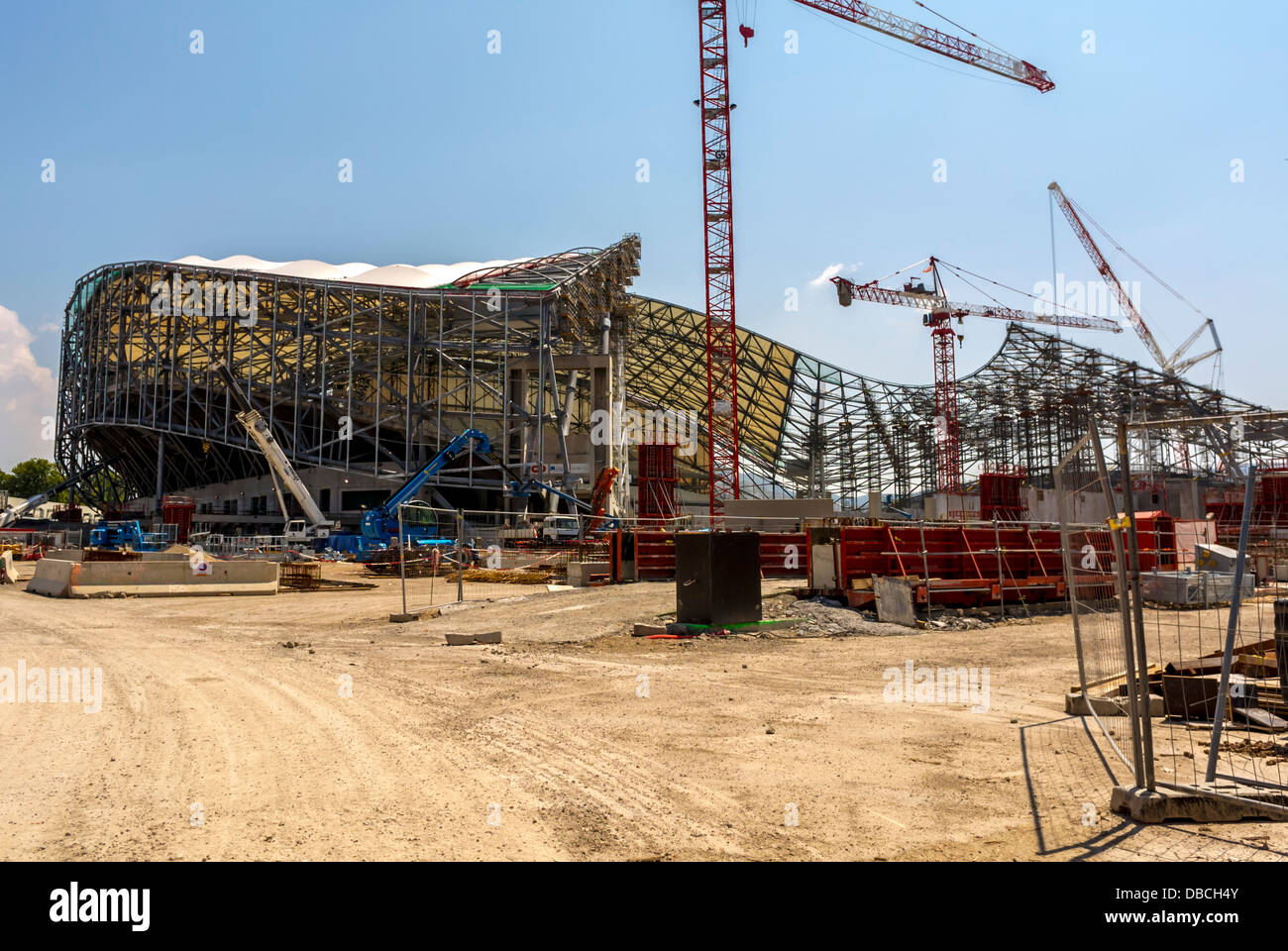 Marseille, France, Construction Site, Velodrome Stadium, South of ...