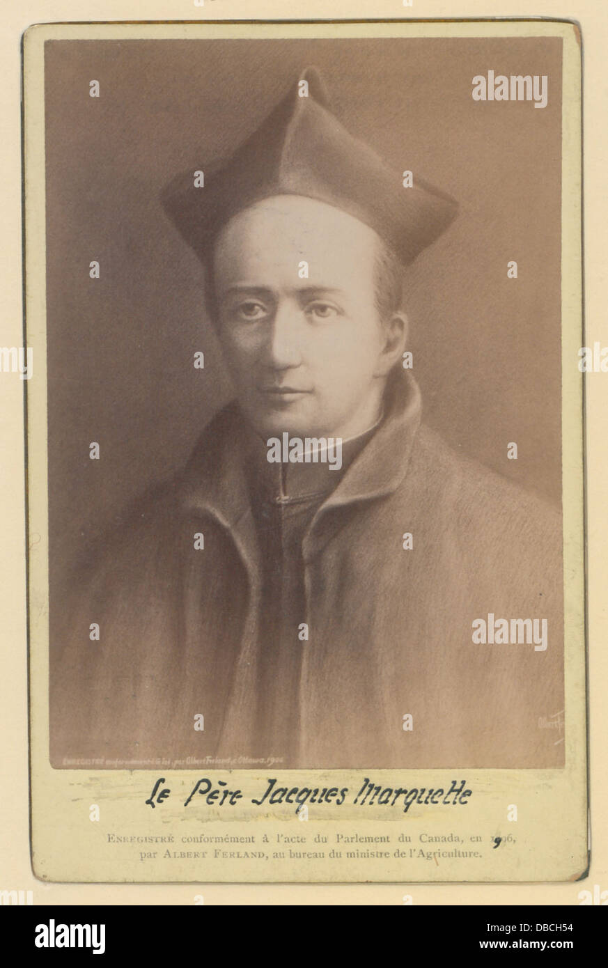 A historical portrait of Pere Jacques Marquette, the French Jesuit ...