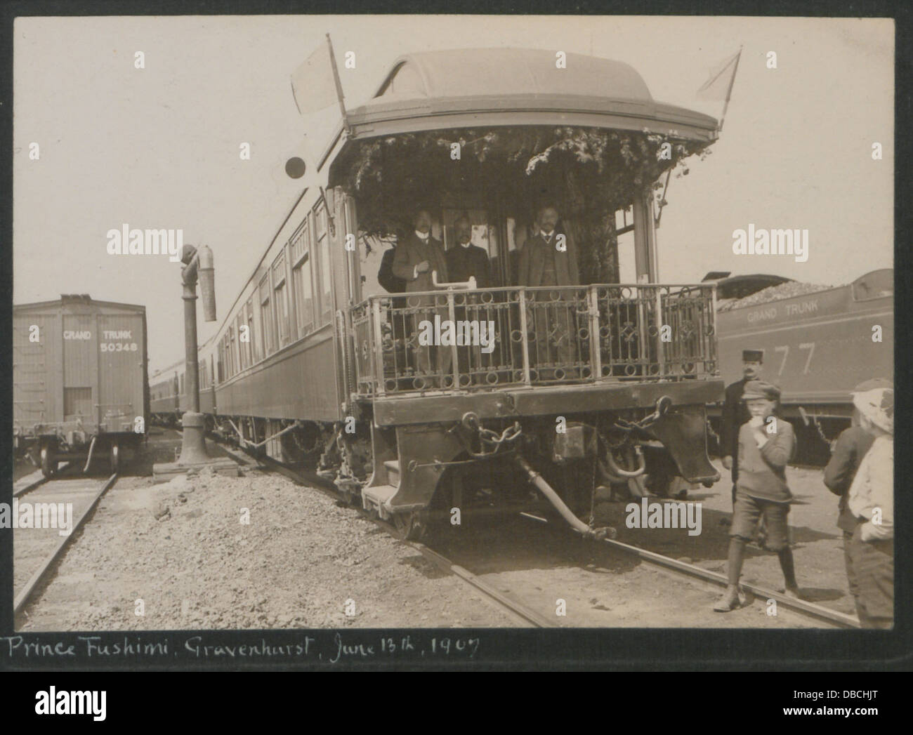 Prince Fushimi of Japan is photographed in Gravenhurst, Ontario, on ...