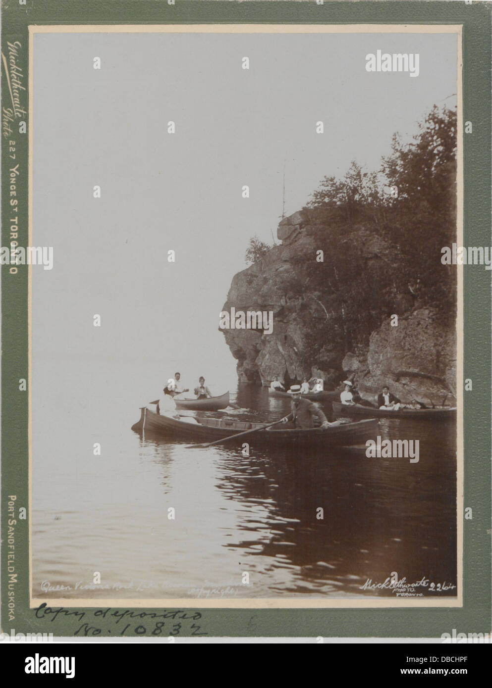 This image shows Queen Victoria Rock, a famous landmark located in Lake ...