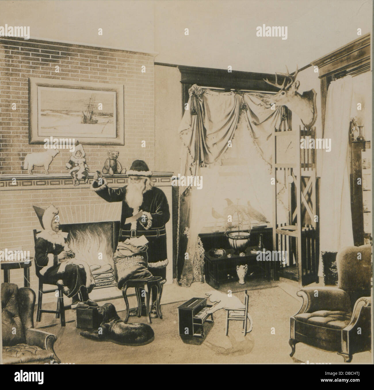 1900s christmas photograph hi-res stock photography and images - Alamy