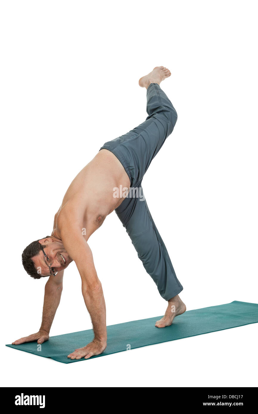 Man pilates floor hi-res stock photography and images - Alamy