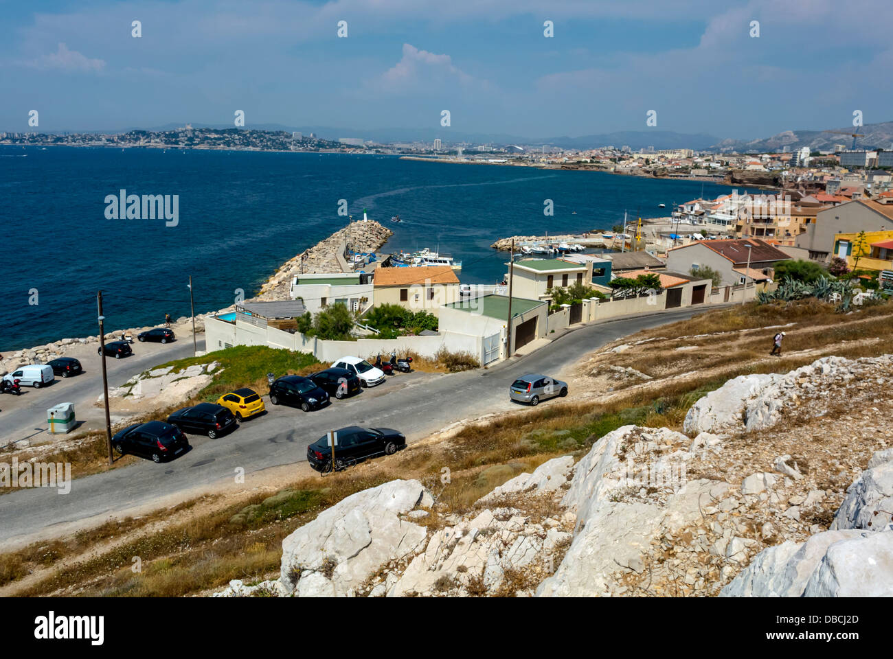 Marseille buildings aerial scenics hi-res stock photography and images ...