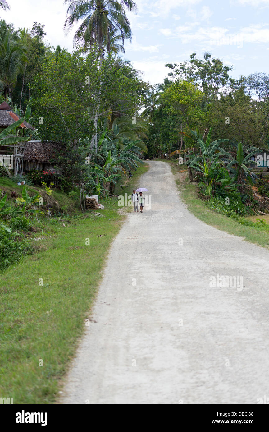 Rural Country Road on Bohol Island, Philippines Stock Photo - Alamy
