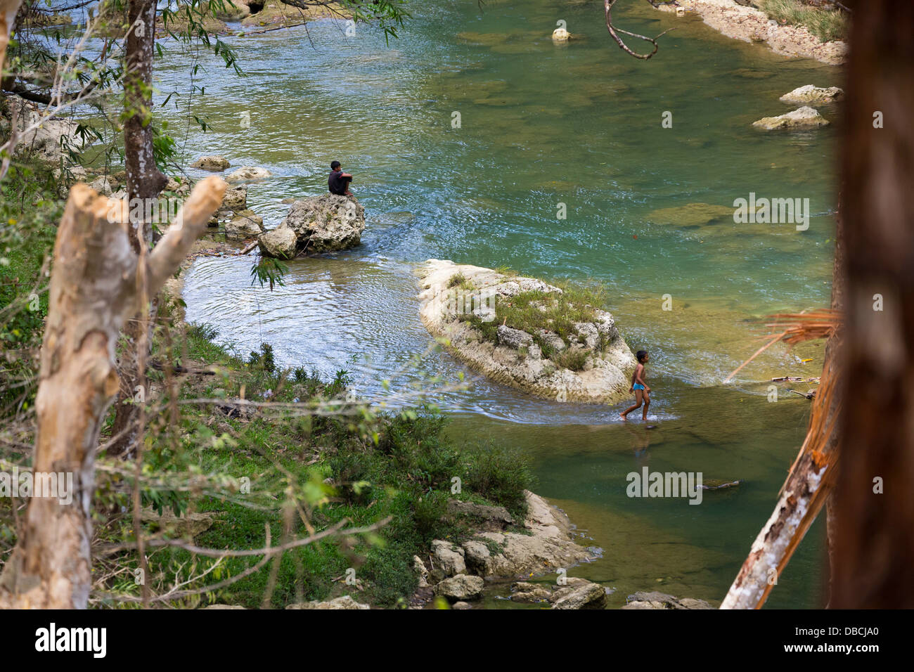 Mountain Stream on Bohol Island, Philippines Stock Photo - Alamy