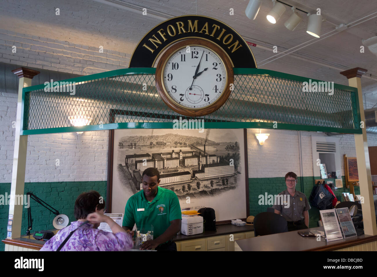 Boott Cotton Mills Museum in Lowell MA Stock Photo - Alamy