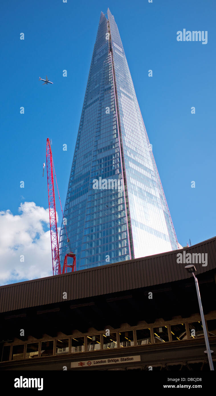 The Shard from London Bridge Station Stock Photo - Alamy