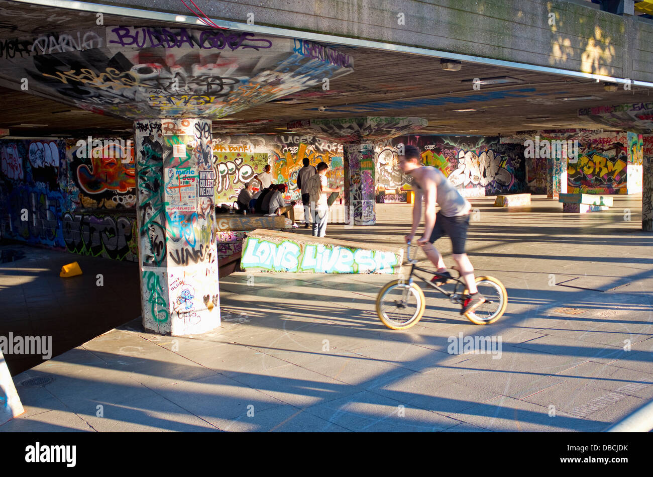 Skateboarders london southbank hi-res stock photography and images - Alamy