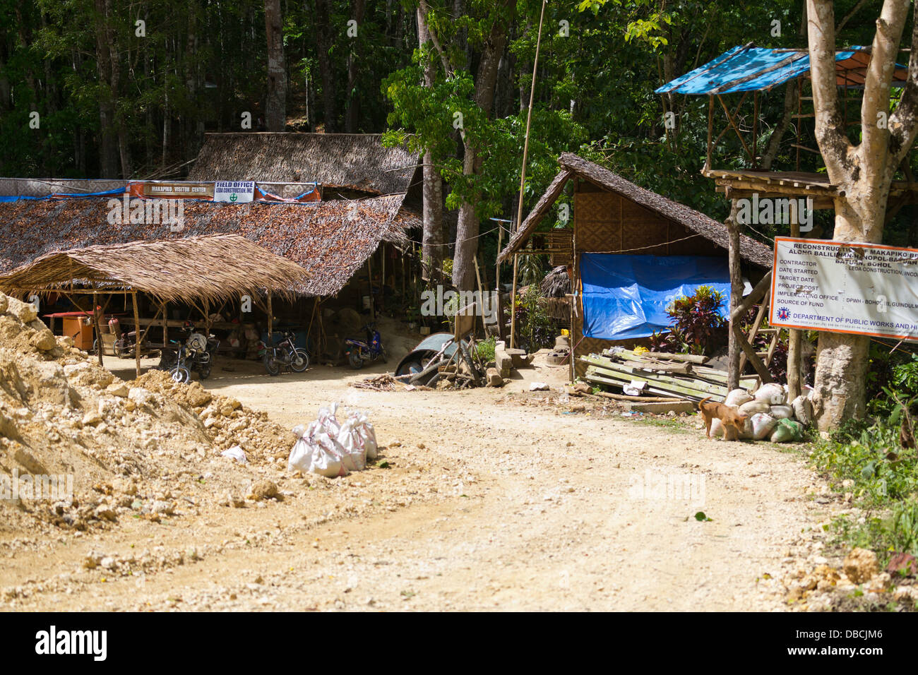 Rural Cottages on Bohol Island, Philippines Stock Photo - Alamy