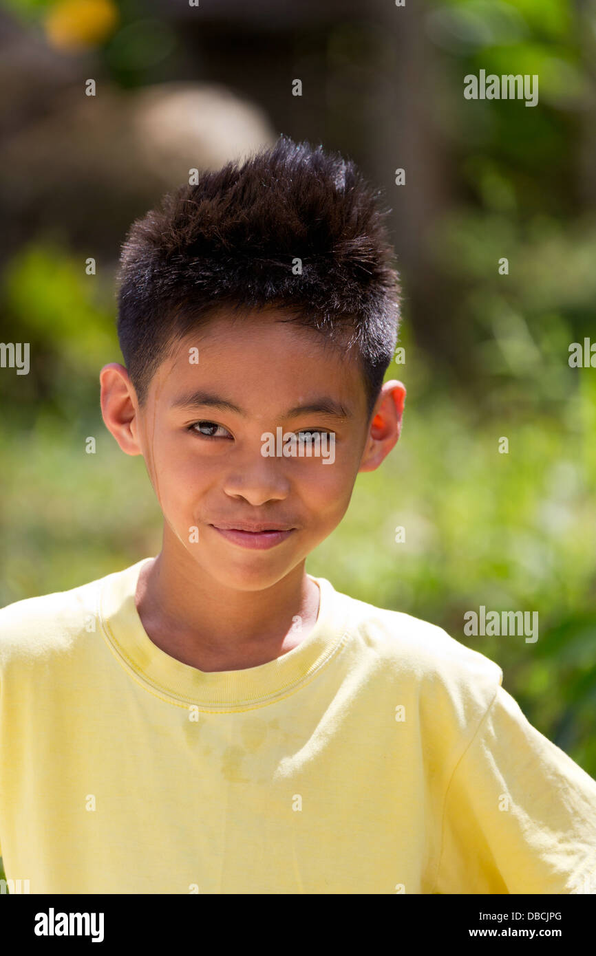 Little Boy on Bohol Island, Philippines Stock Photo - Alamy