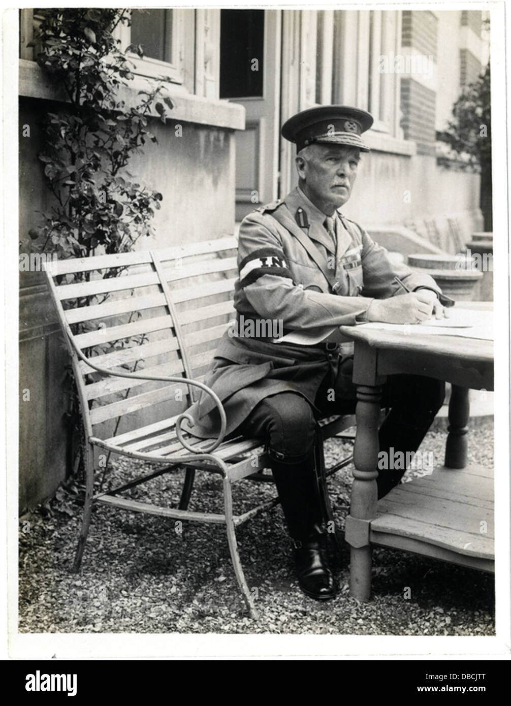 Sir James Willcocks at work (Photo 24-311 Stock Photo - Alamy