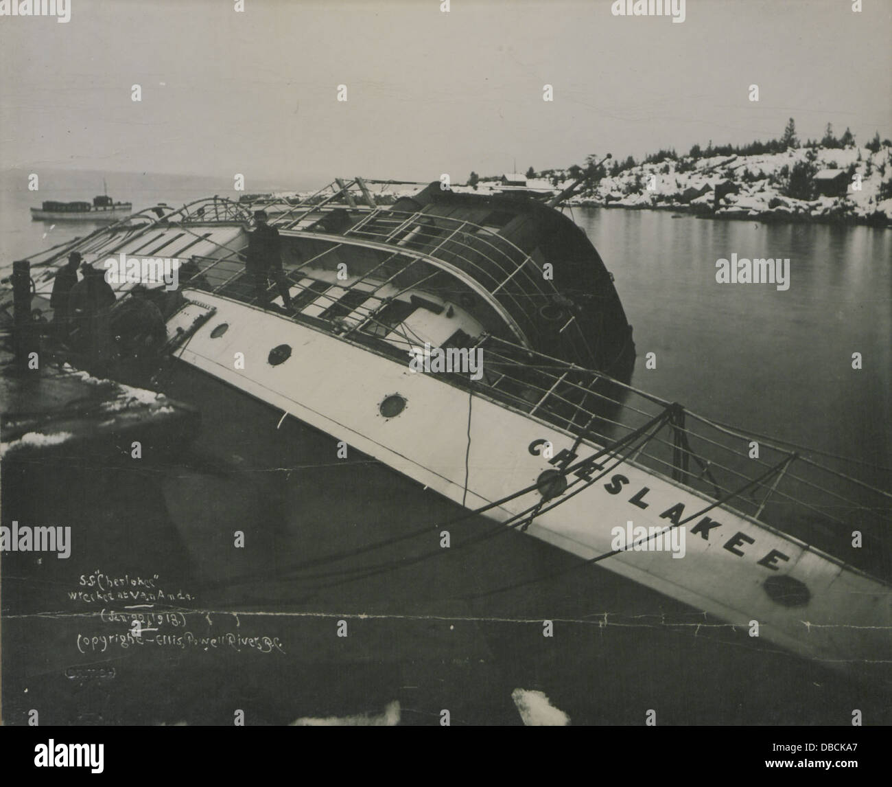 Ss cheslakee wrecked at van anda hi-res stock photography and images ...