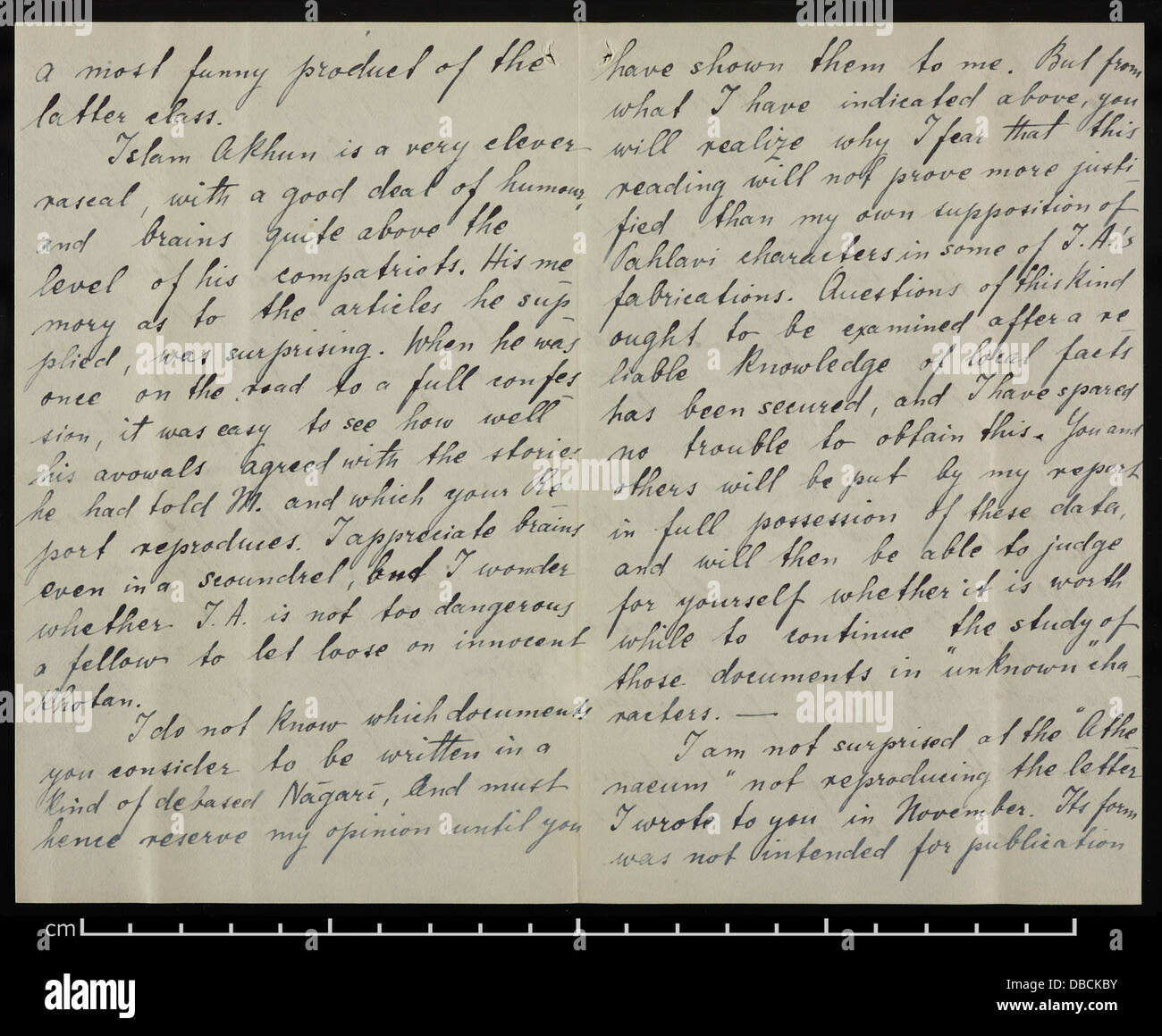 An archival image of a letter from Stein, dated in the early 20th ...