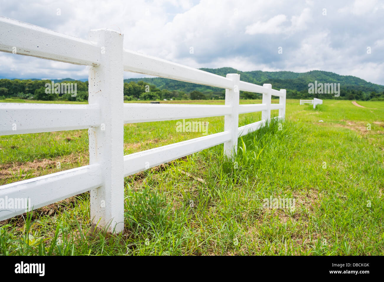 White fence farm hi-res stock photography and images - Alamy