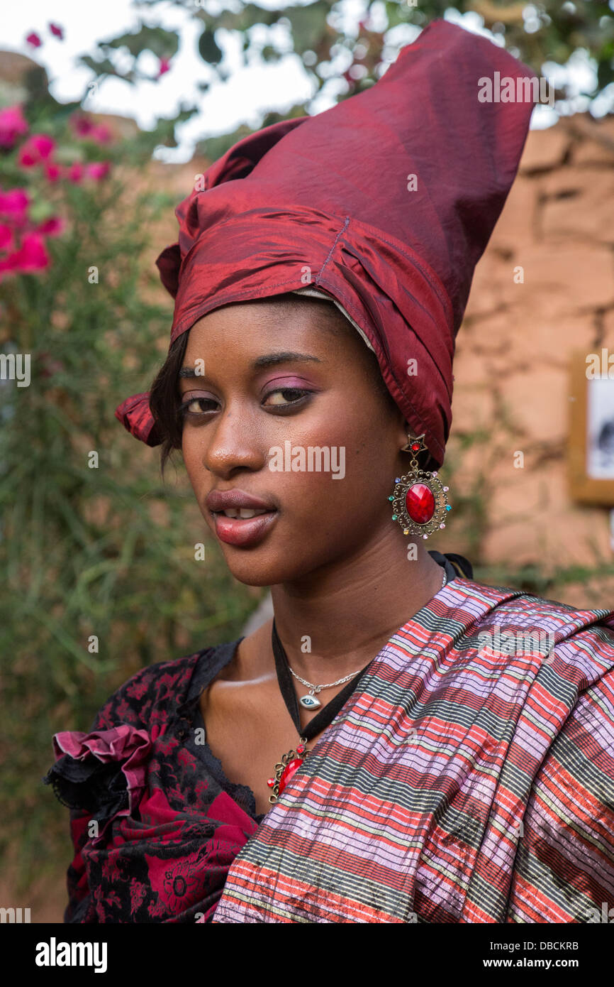 Goree Resident Dressed as Signare, Senegalese wives of 18th-19th ...