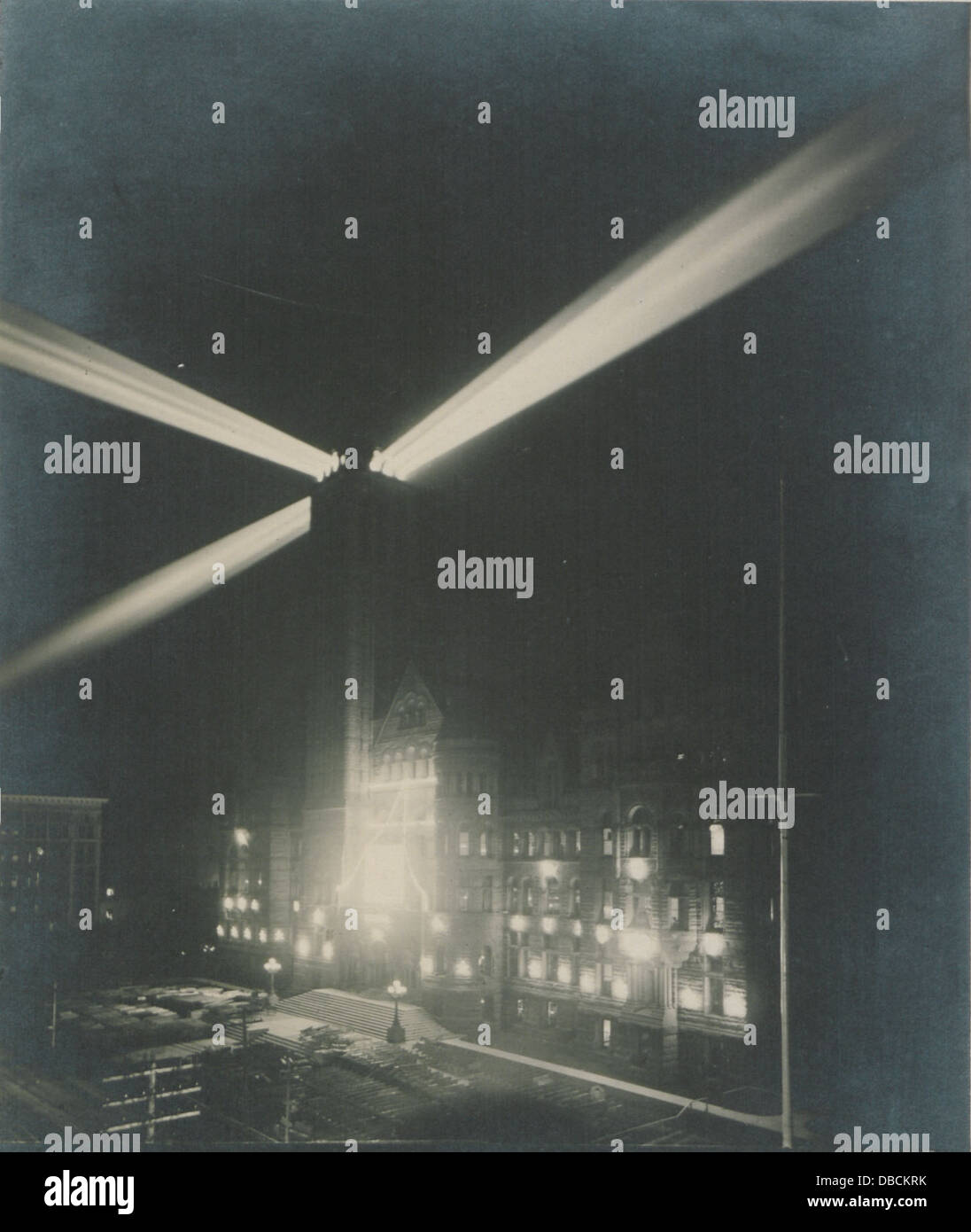 This photograph shows the City Hall of Toronto, an important civic ...