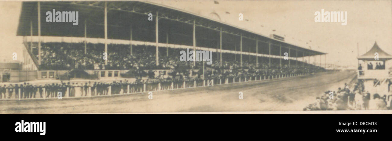 This image shows the Grand and Judges Stand, capturing a historical ...