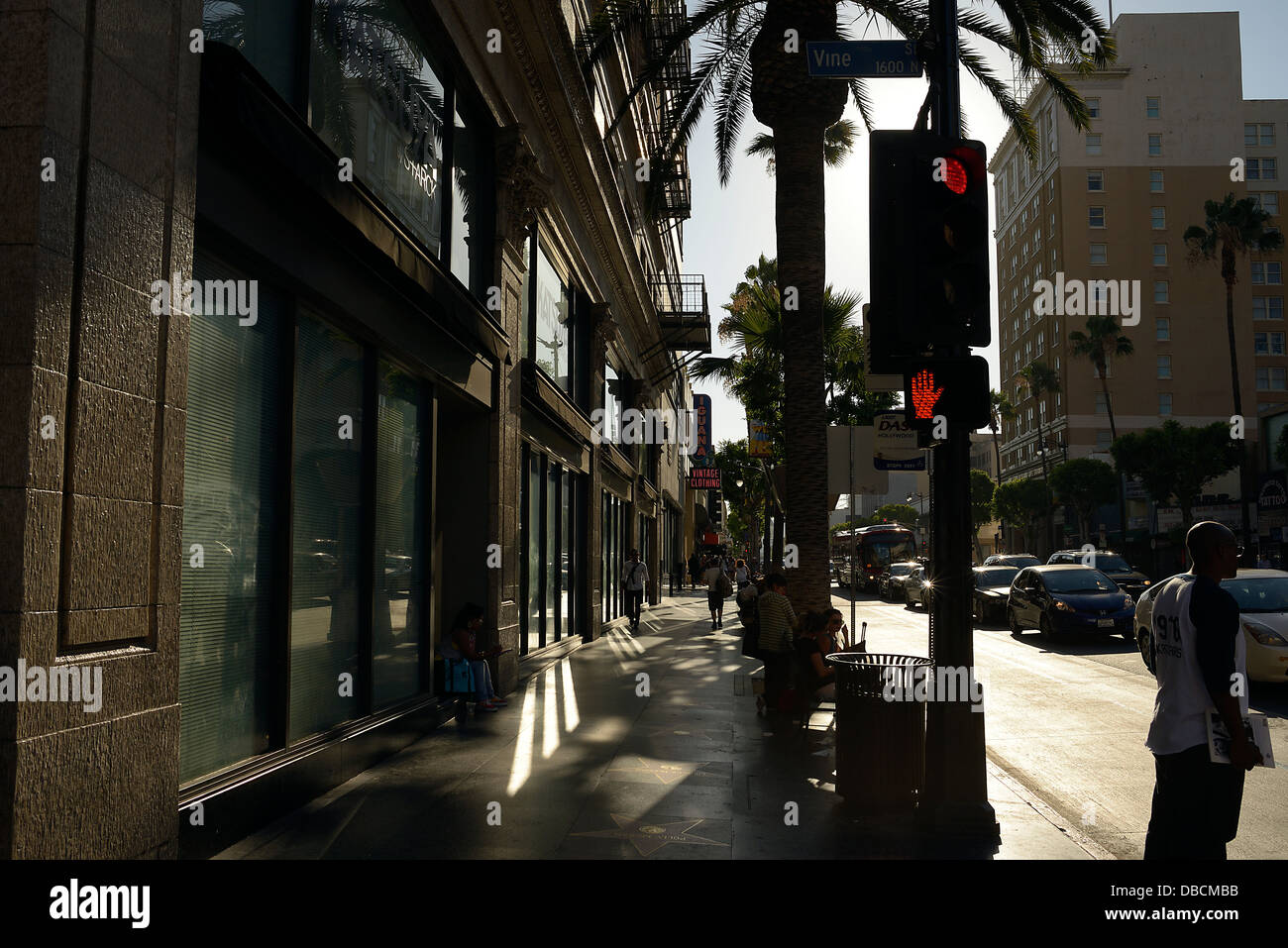 hollywood boulevard los angeles Stock Photo - Alamy