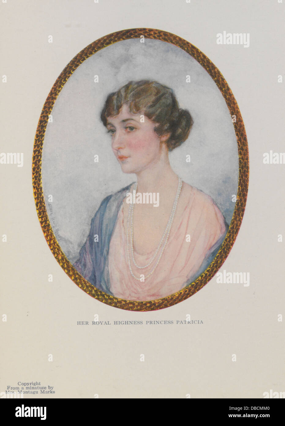 A portrait of Princess Patricia, a prominent member of the British ...