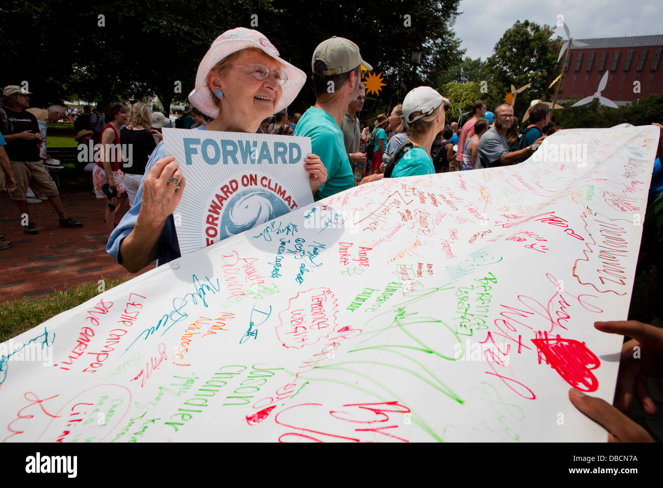Climate change banner sign banners signs hi-res stock photography and ...