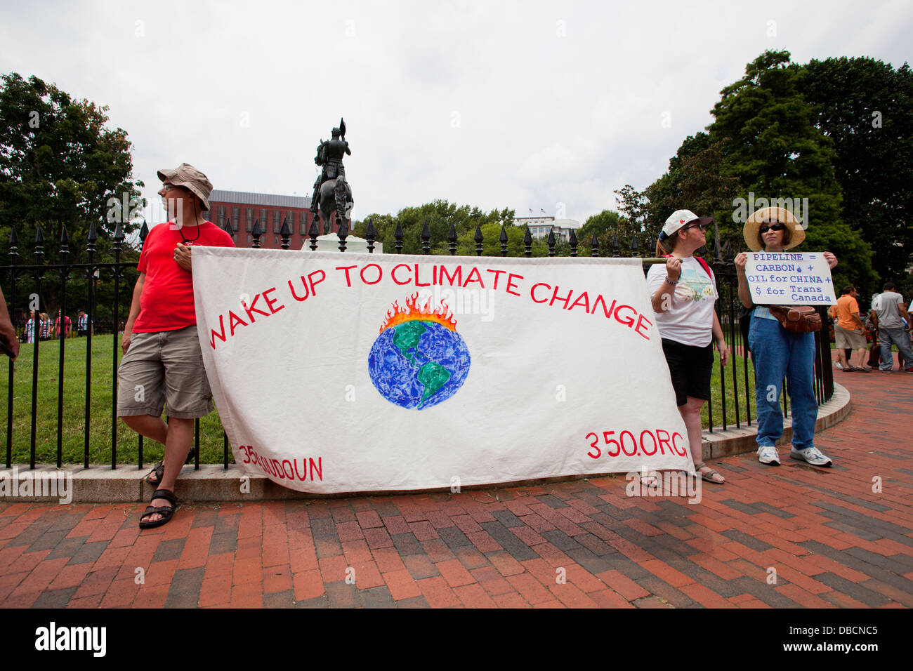 Climate rally - Washington, DC USA Stock Photo - Alamy