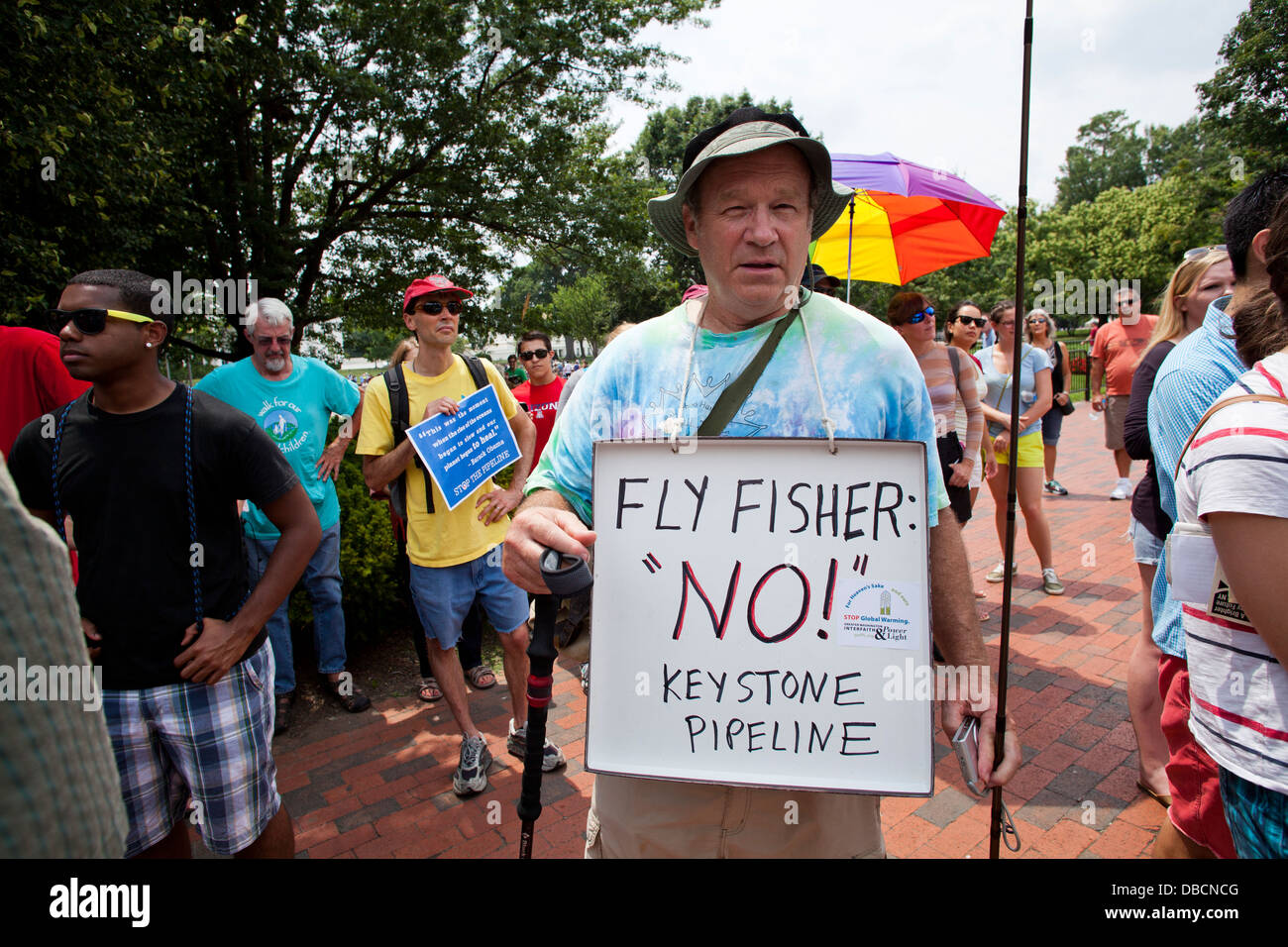 Climate rally - Washington, DC USA Stock Photo - Alamy