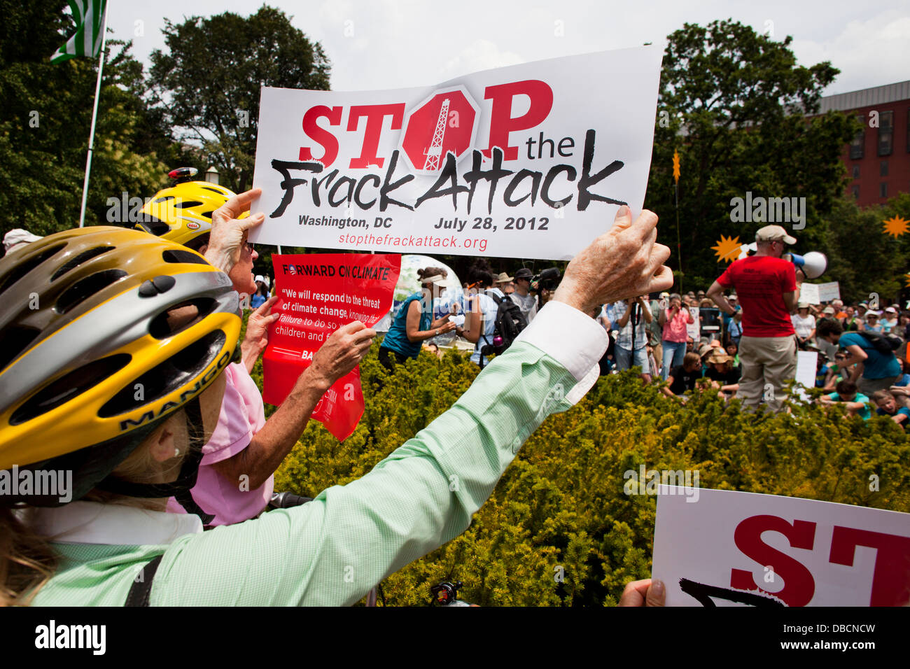 Climate rally - Washington, DC USA Stock Photo - Alamy