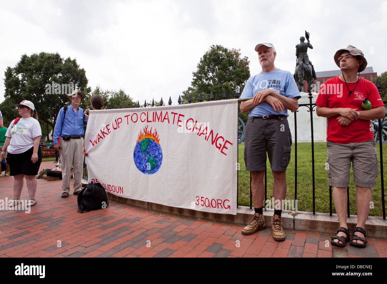 Climate rally - Washington, DC USA Stock Photo - Alamy