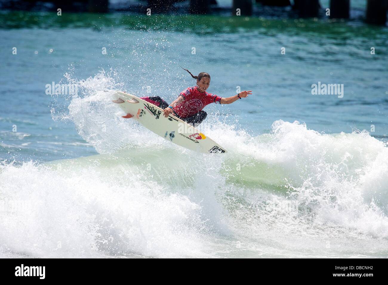 Huntington Beach, CA, USA. 28th July, 2013. July 28, 2013: Sally ...