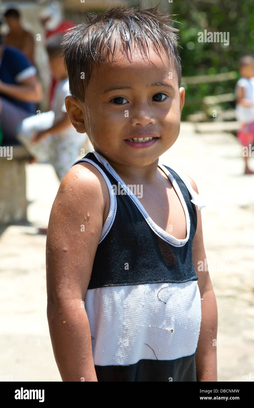 Little Boy on Bohol Island, Philippines Stock Photo - Alamy