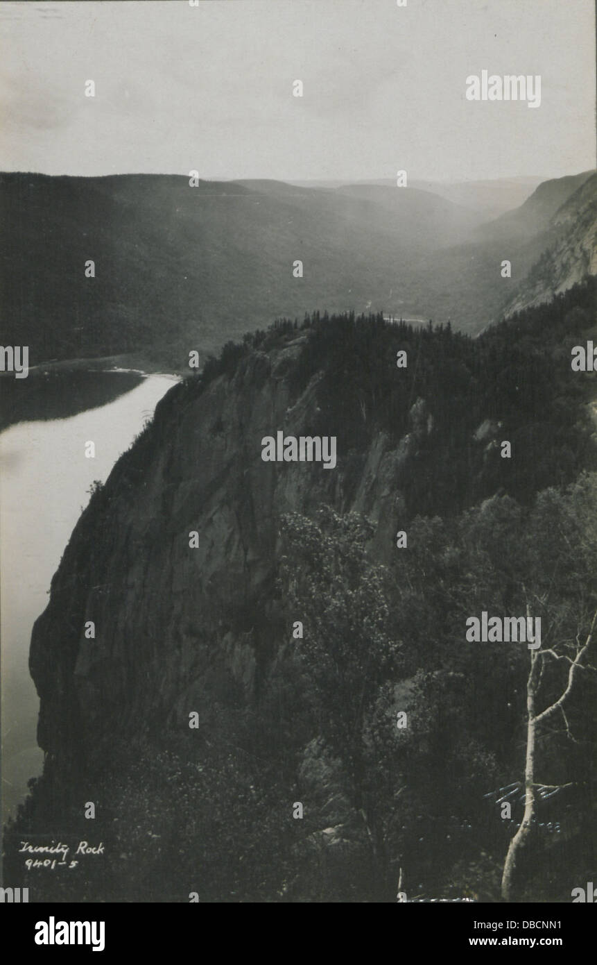 Trinity Rock is a notable geological feature located in Saguenay Bay ...