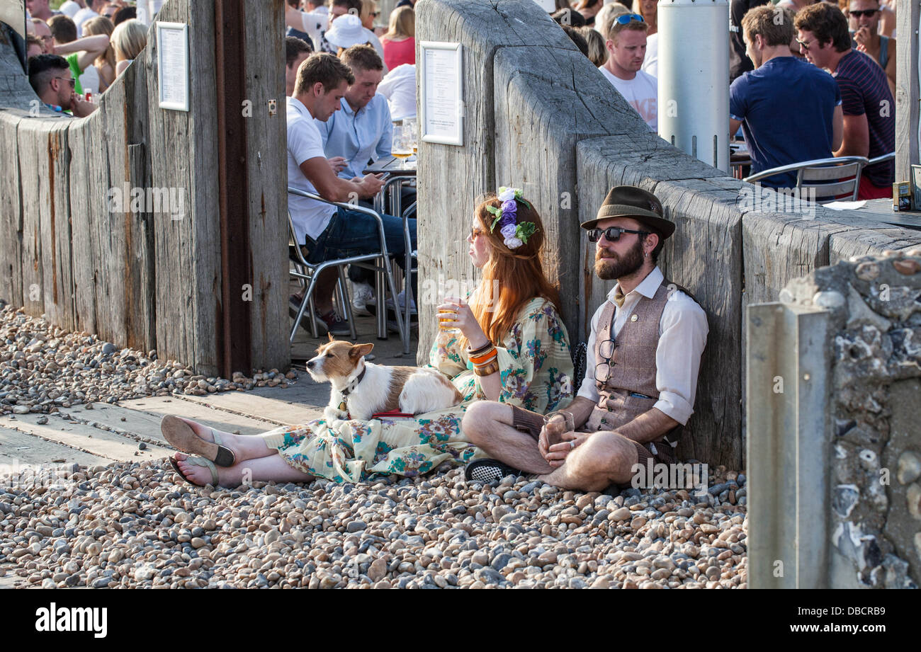 People enjoying some leisure time, Brighton, England, UK Stock Photo ...