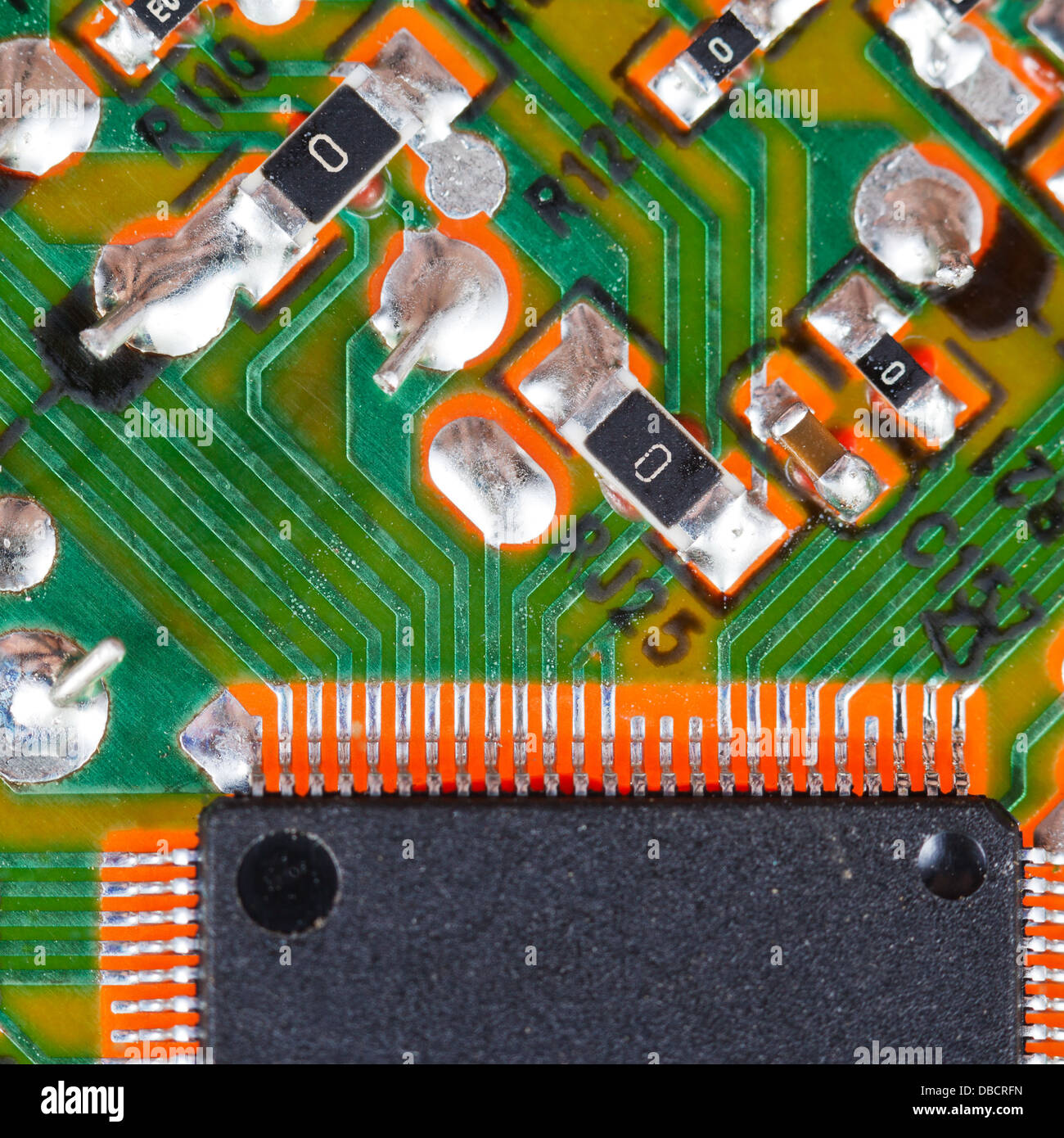 processor circuit board background macro shot Stock Photo - Alamy