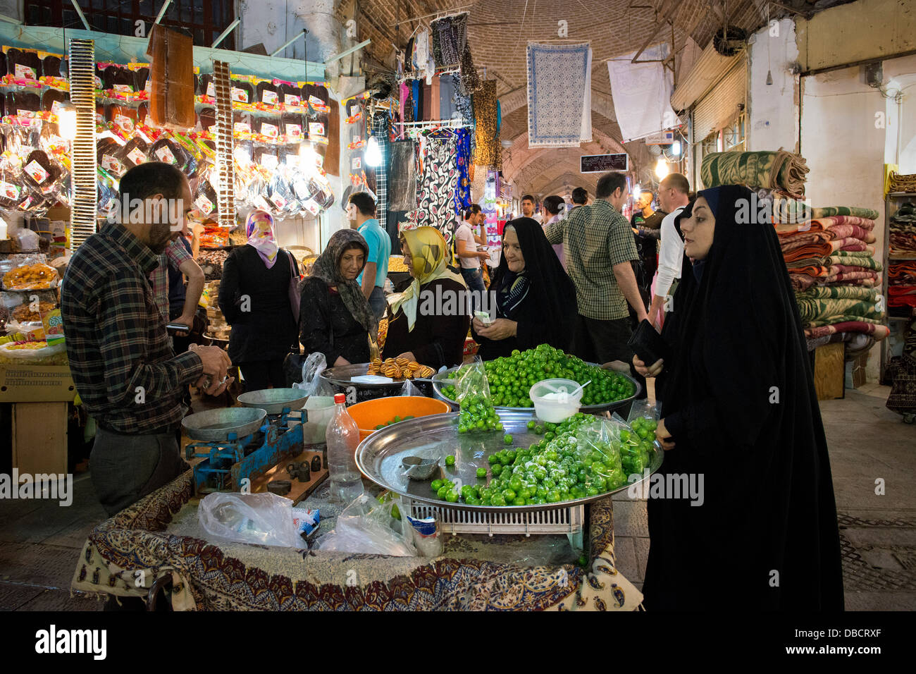 Asia, Iran, Isfahan, Old bazar Stock Photo - Alamy