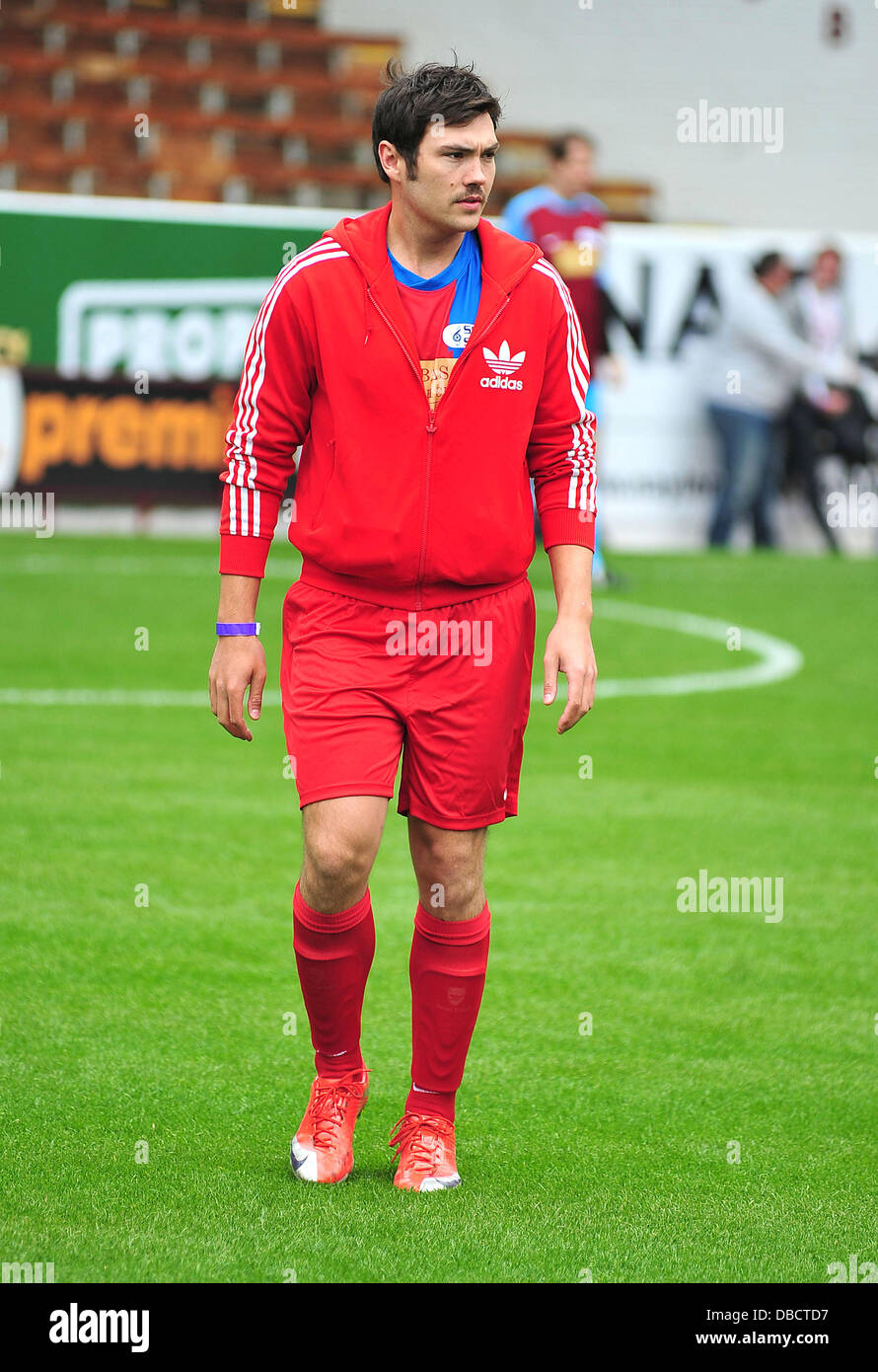 Sam Attwater The Celebrity Soccer Six tournament held at Turf Moor ...