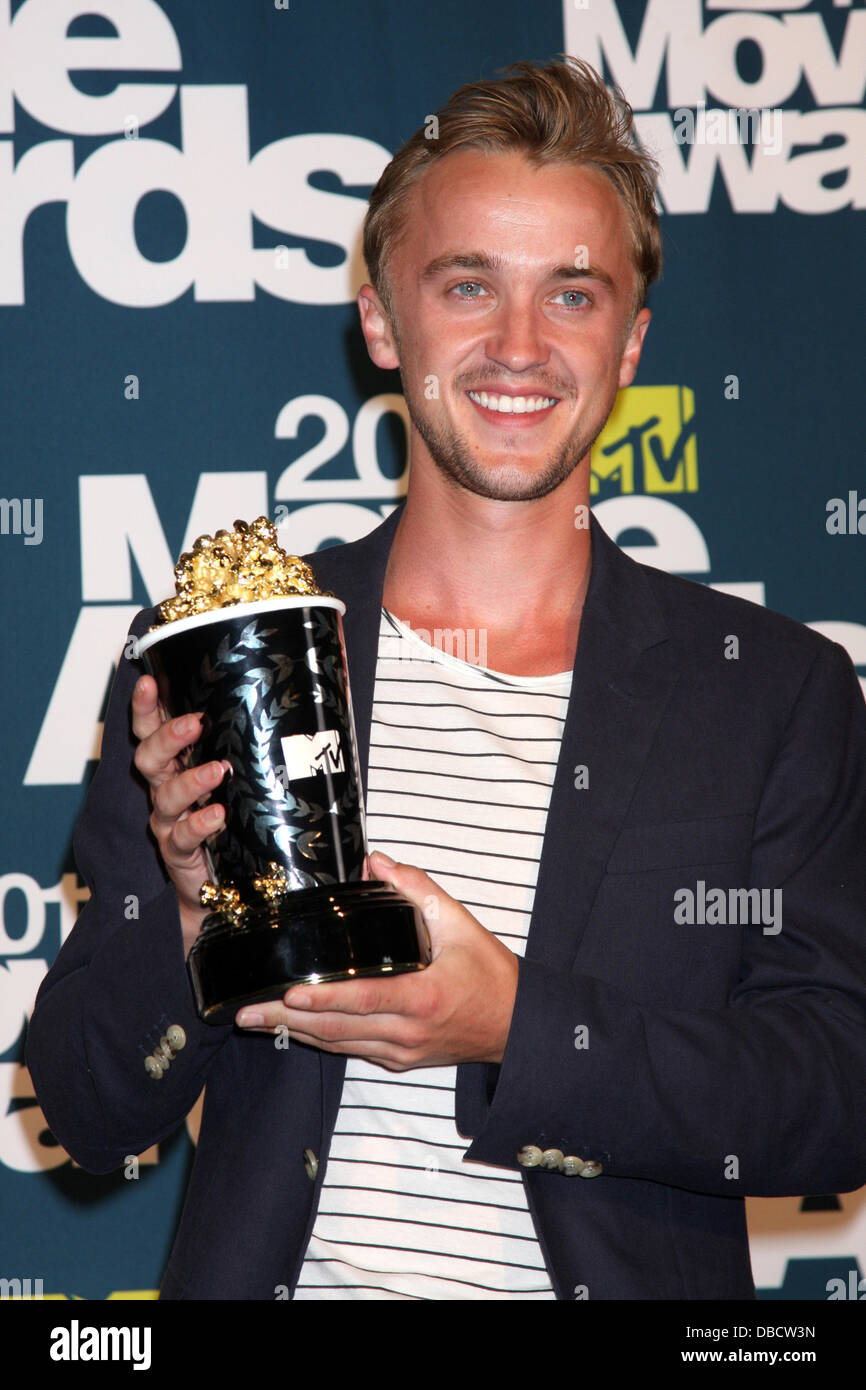Tom Felton 2011 MTV Movie Awards at the Gibson Amphitheatre - Press ...