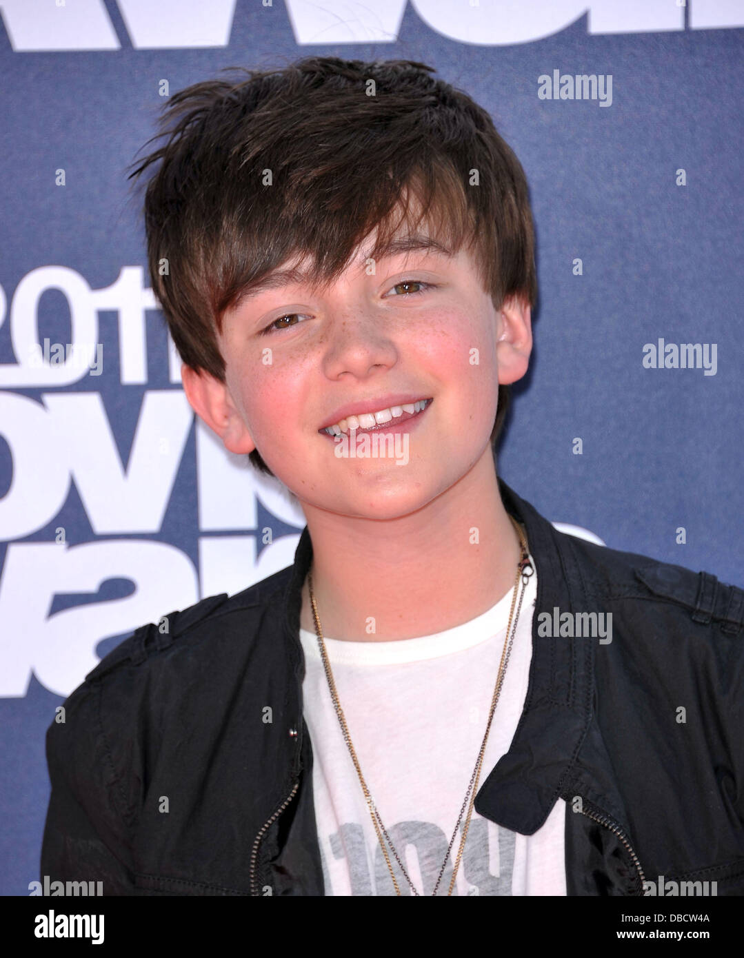 Grayson Chance 2011 MTV Movie Awards at the Gibson Amphitheatre ...