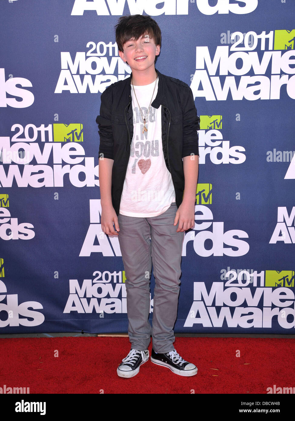 Grayson Chance 2011 MTV Movie Awards at the Gibson Amphitheatre ...