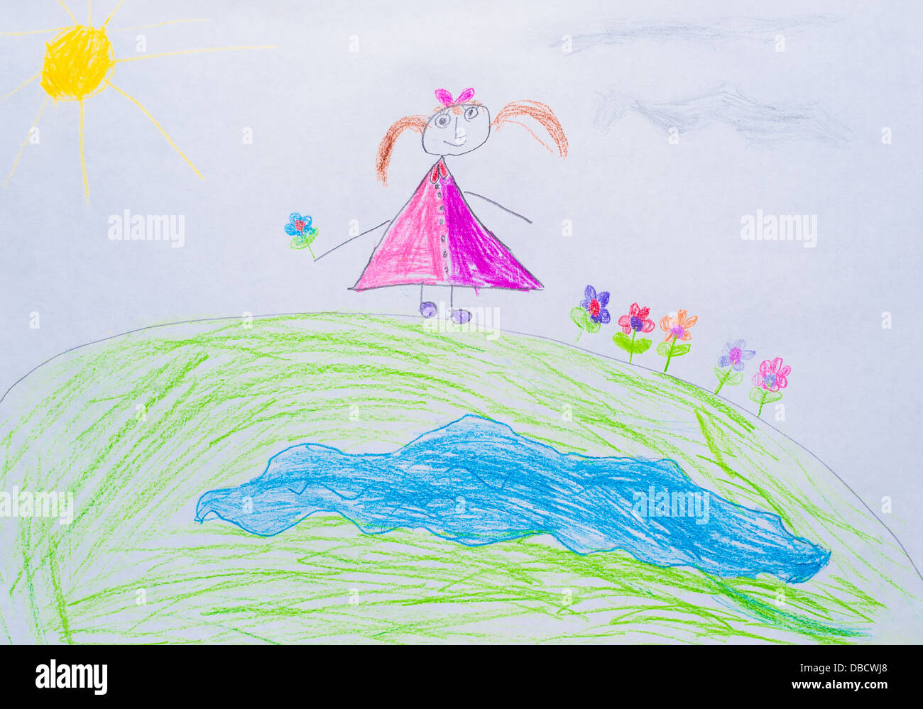 Childrens drawing hi-res stock photography and images - Alamy