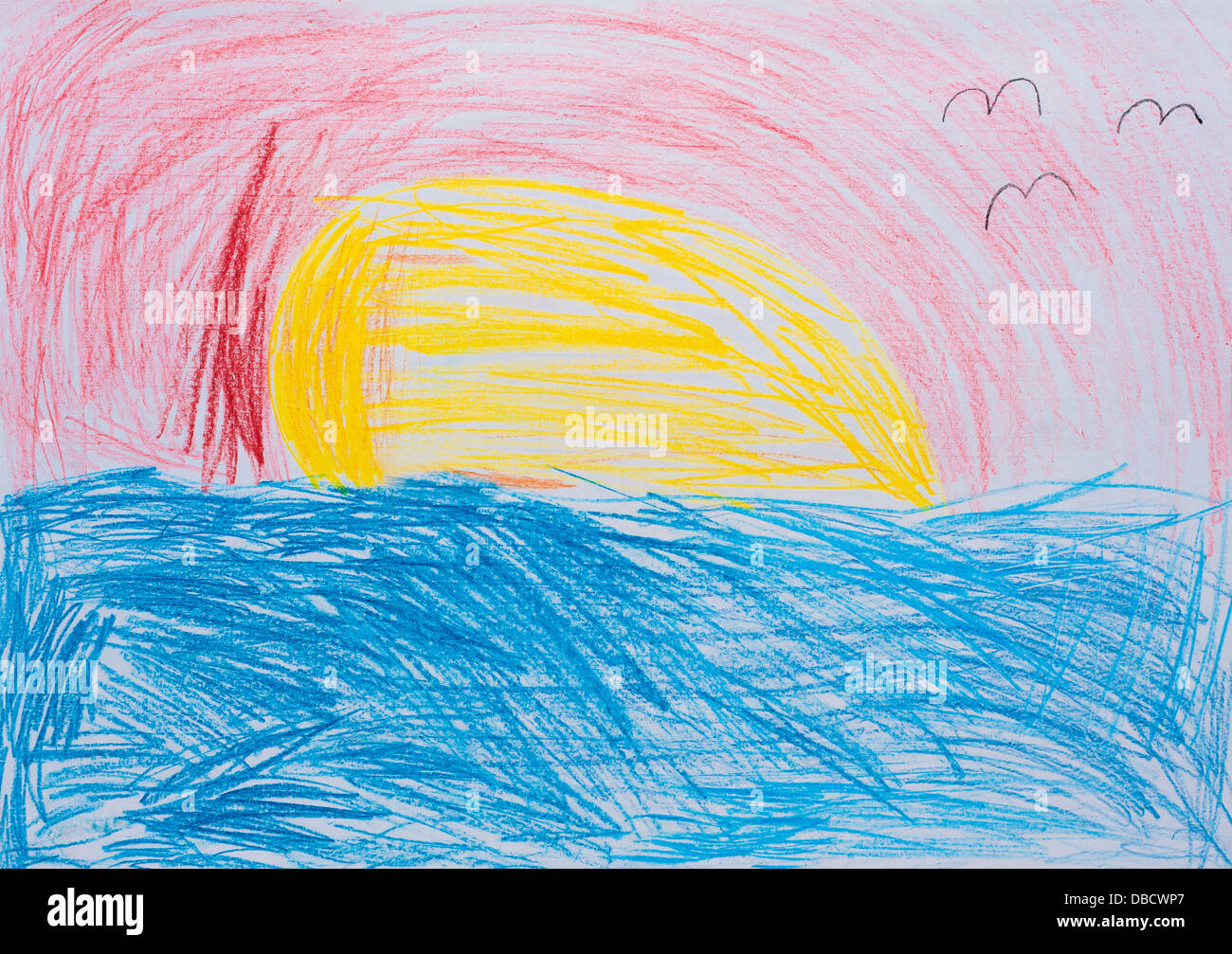 Child drawin hi-res stock photography and images - Alamy