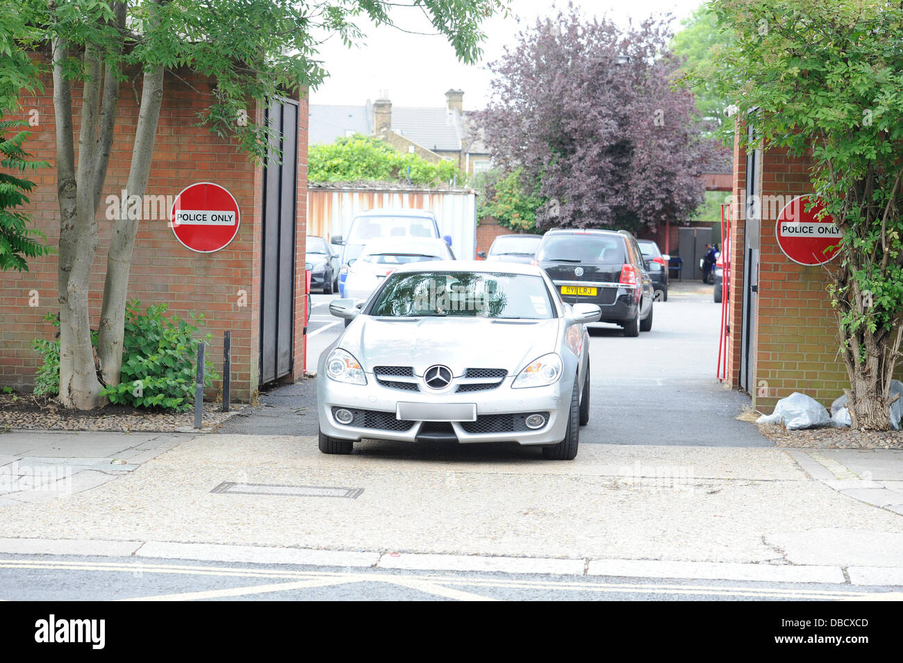 Imogen Thomas driving away in her Mercedes car London, England - 06.06. ...