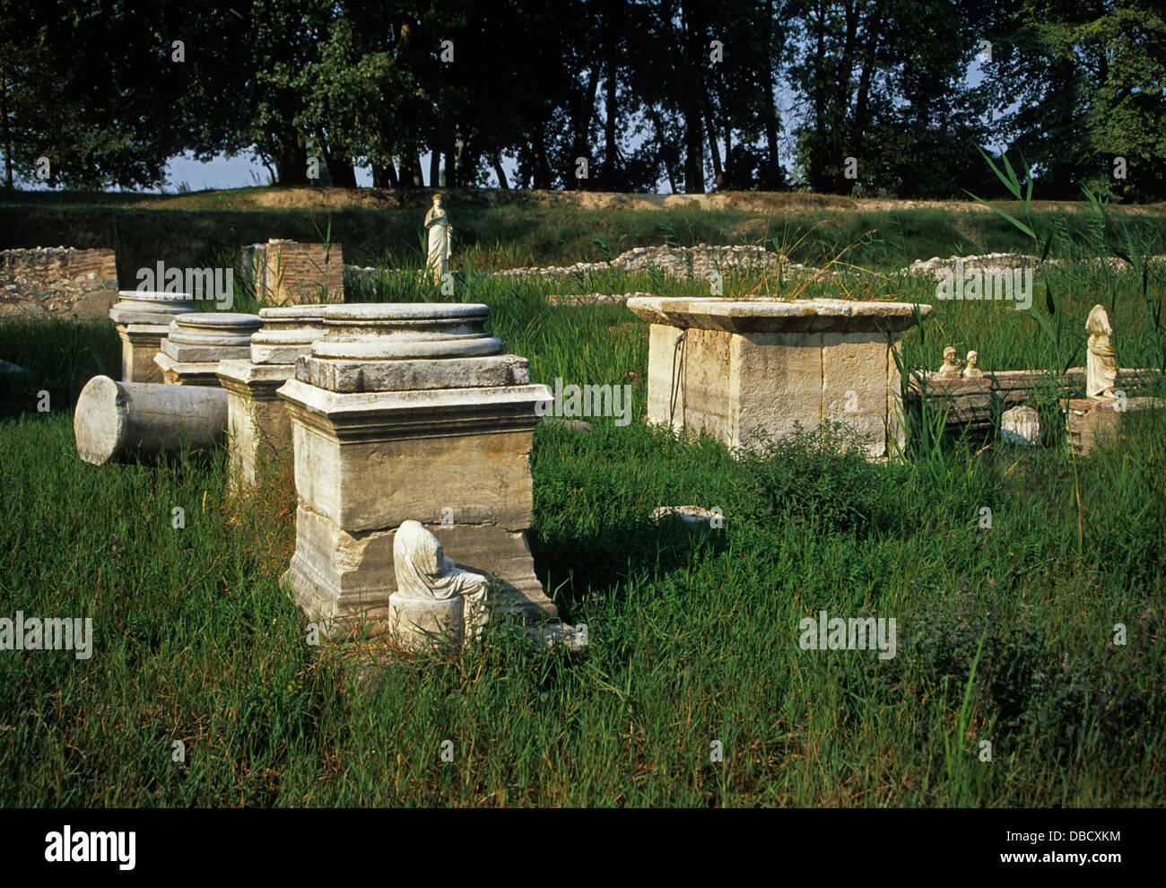 Archaeological Museum of Dion. Zeus was honored at the ancient city of ...