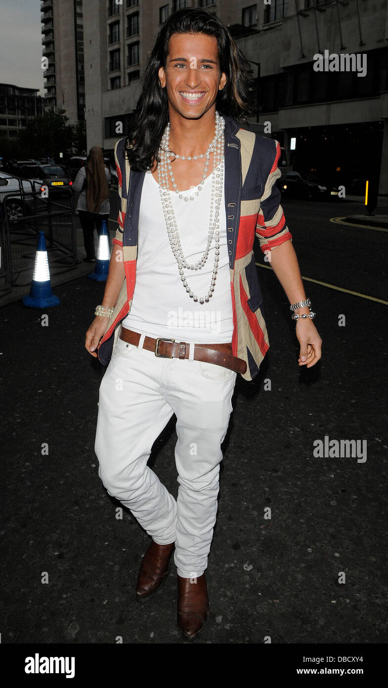 Ollie Locke from Made In Chelsea arriving at the London Bar and Club ...