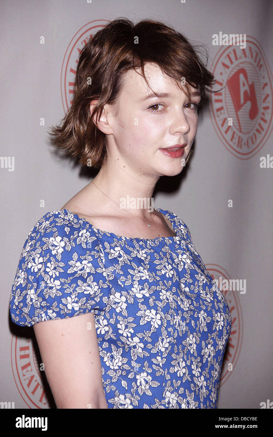 Carey Mulligan wearing Prada Opening night of the Atlantic Theater ...