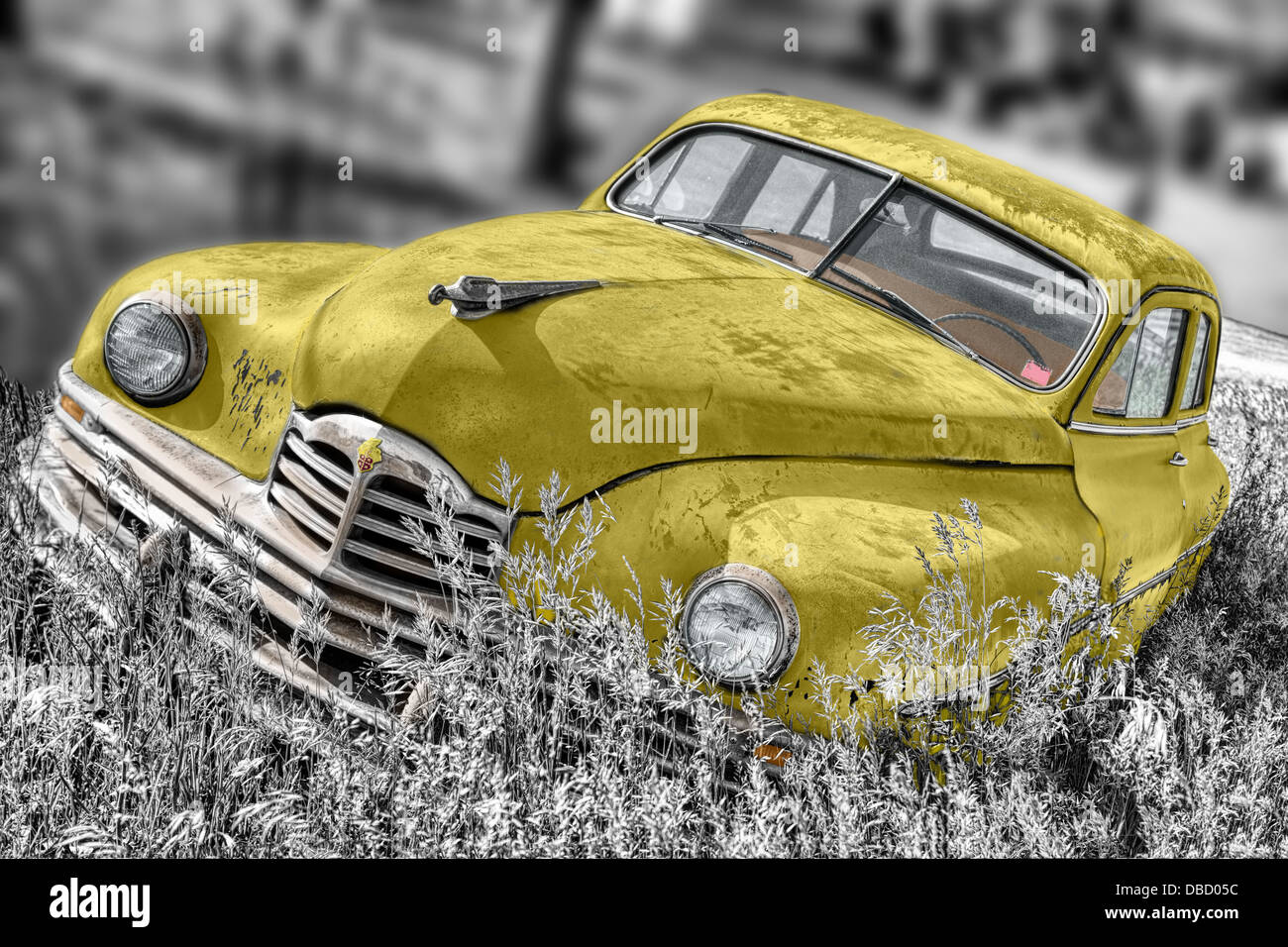 This image depicts a classic, vintage car, often seen as a motor ...