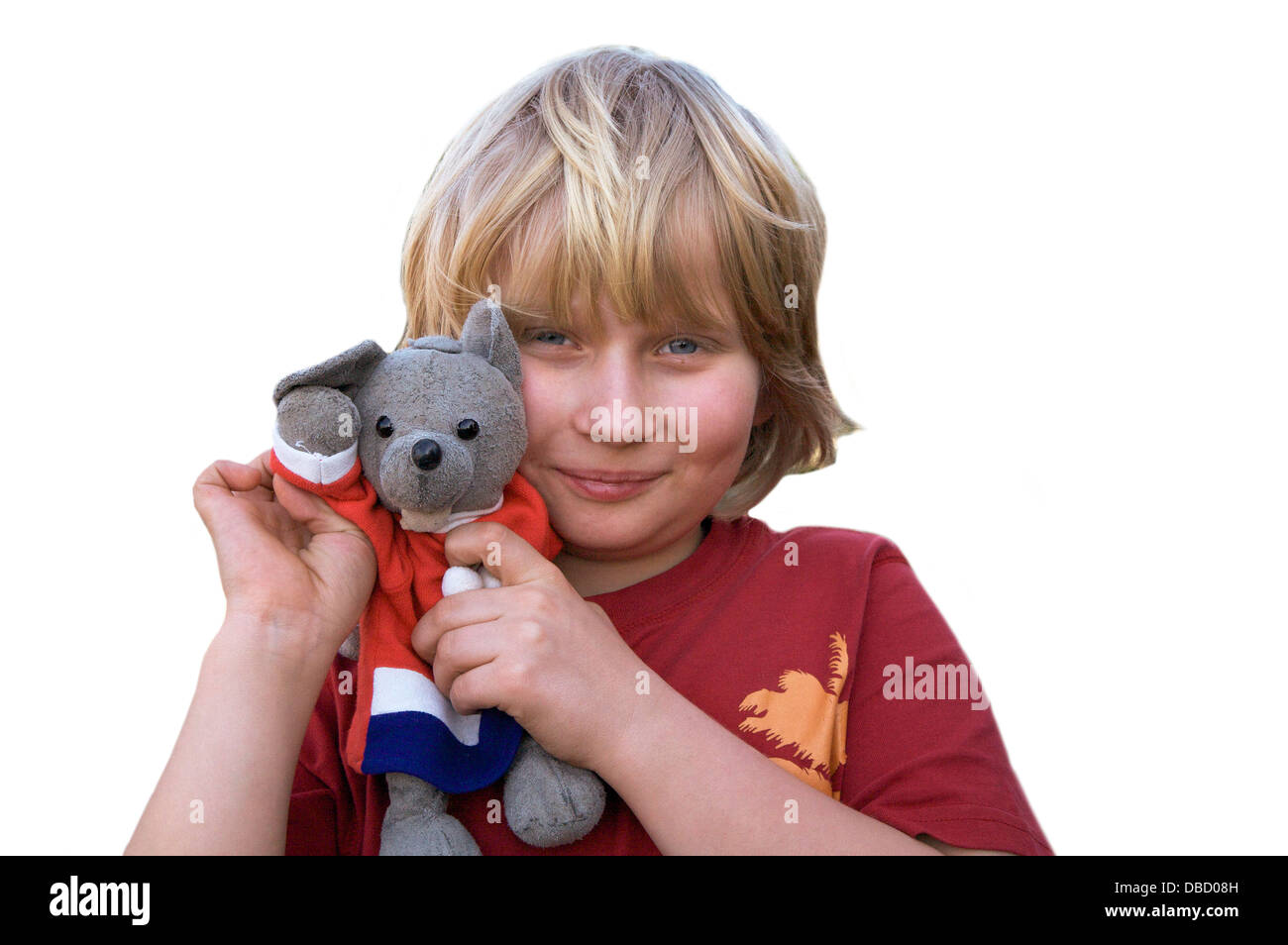 boy with cuddly toy Stock Photo - Alamy