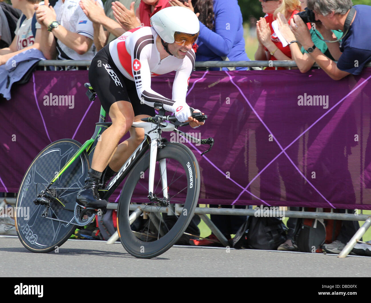 Olympics Cycling Time Trials Stock Photo - Alamy