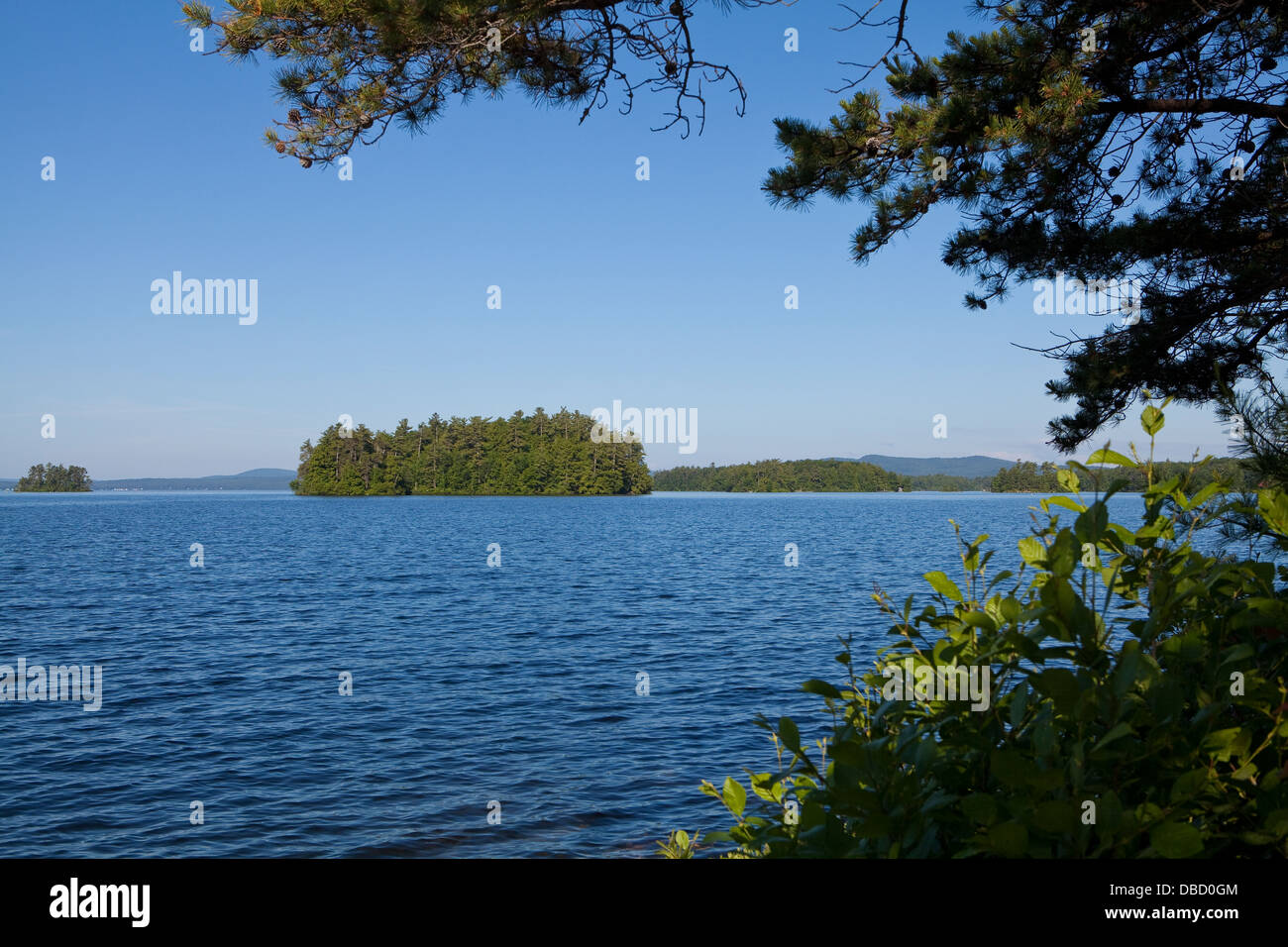 Sebago Lake is pictured in South Casco, Maine Stock Photo - Alamy