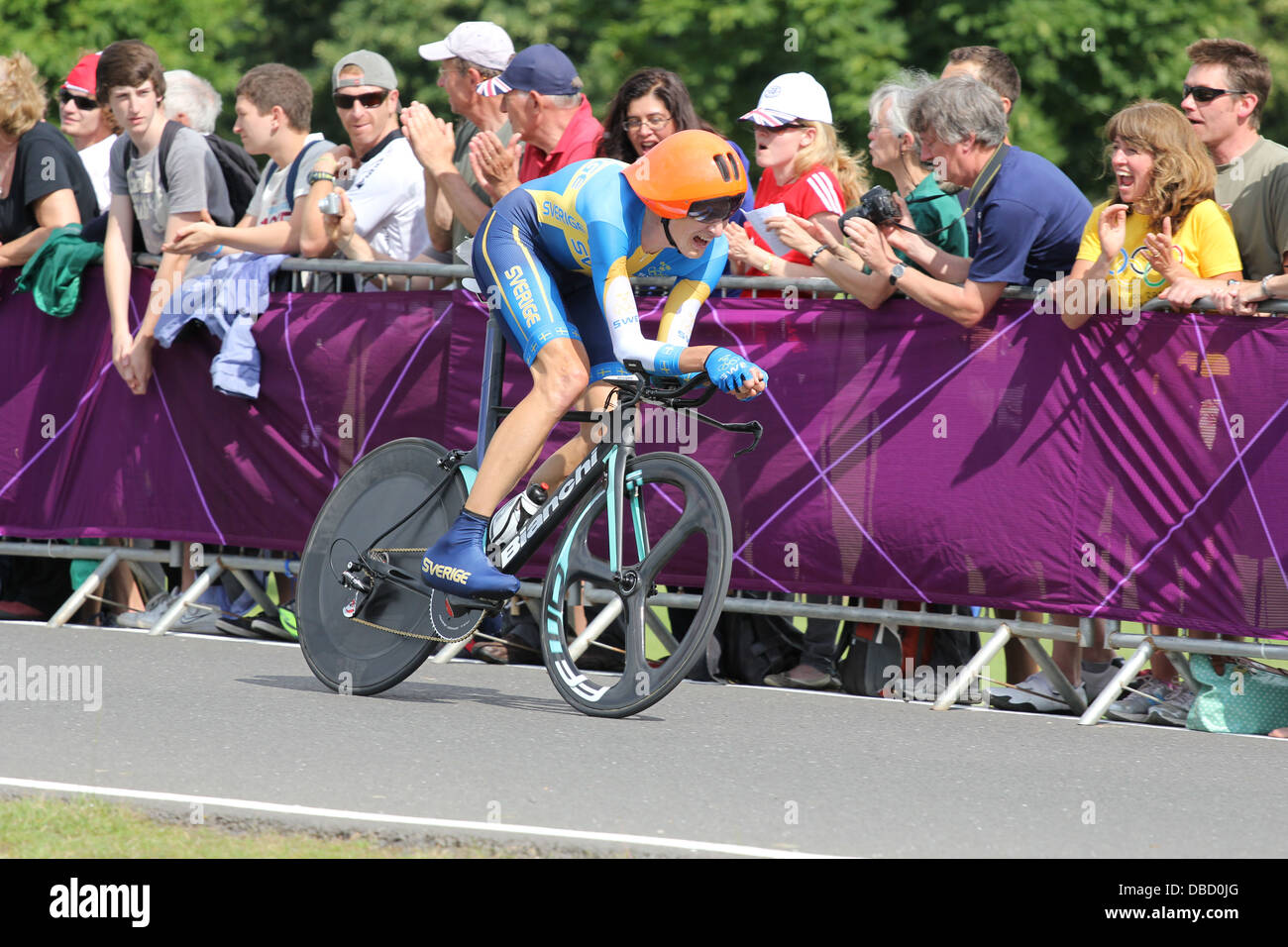 Olympics Cycling Time Trials Stock Photo - Alamy