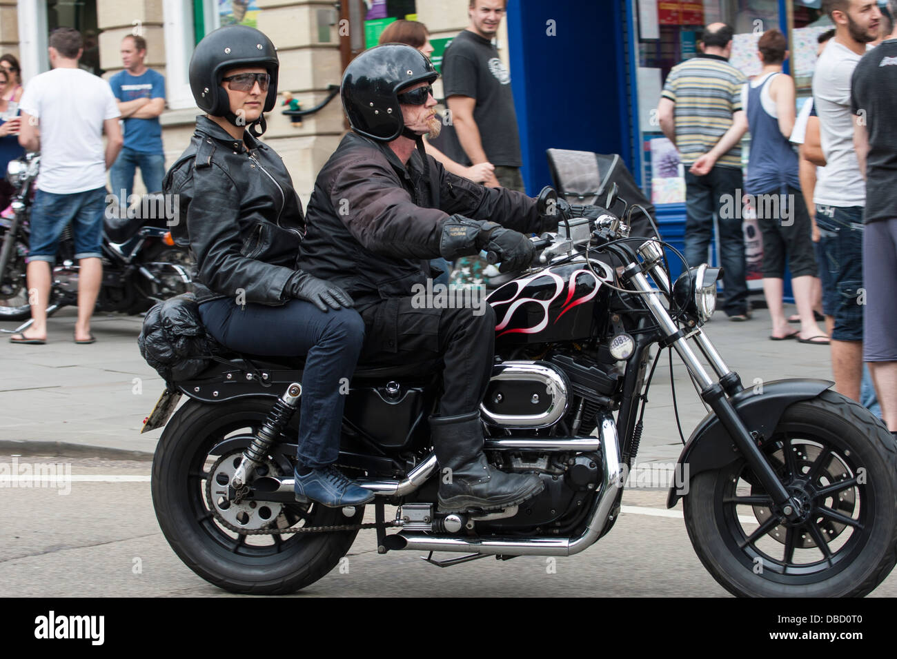 Motorcycle party woman biker hi-res stock photography and images - Alamy